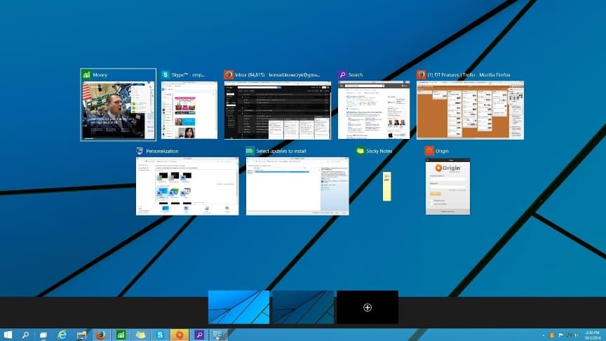 Ventaja N 1 De Windows 10 Escritorios Multitarea Y