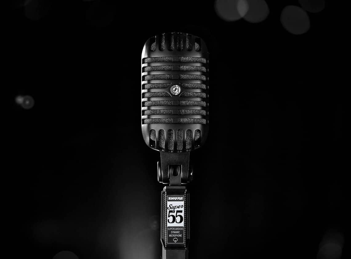 Shure lança o microfone vocal super 55 BLACK EDITION