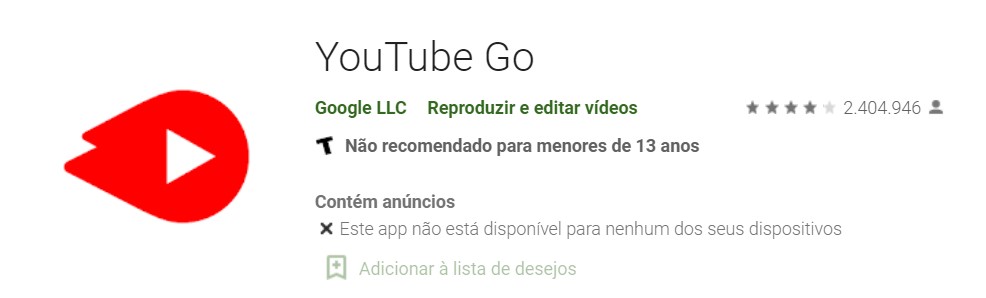 YouTube Go: o que é e quais diferenças