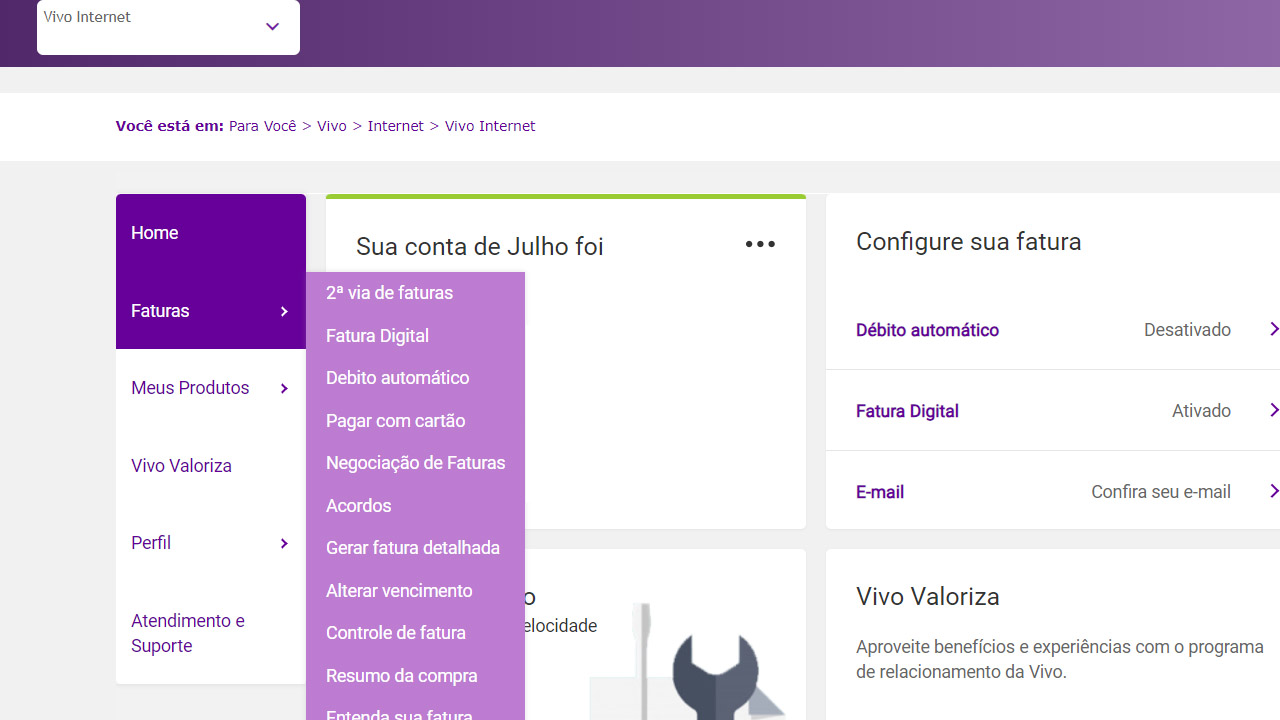 Como emitir segunda via de conta da Vivo Móvel e Vivo Fixo